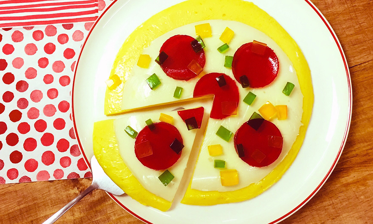 Pizza de Gelatina Receita | Dr. Oetker
