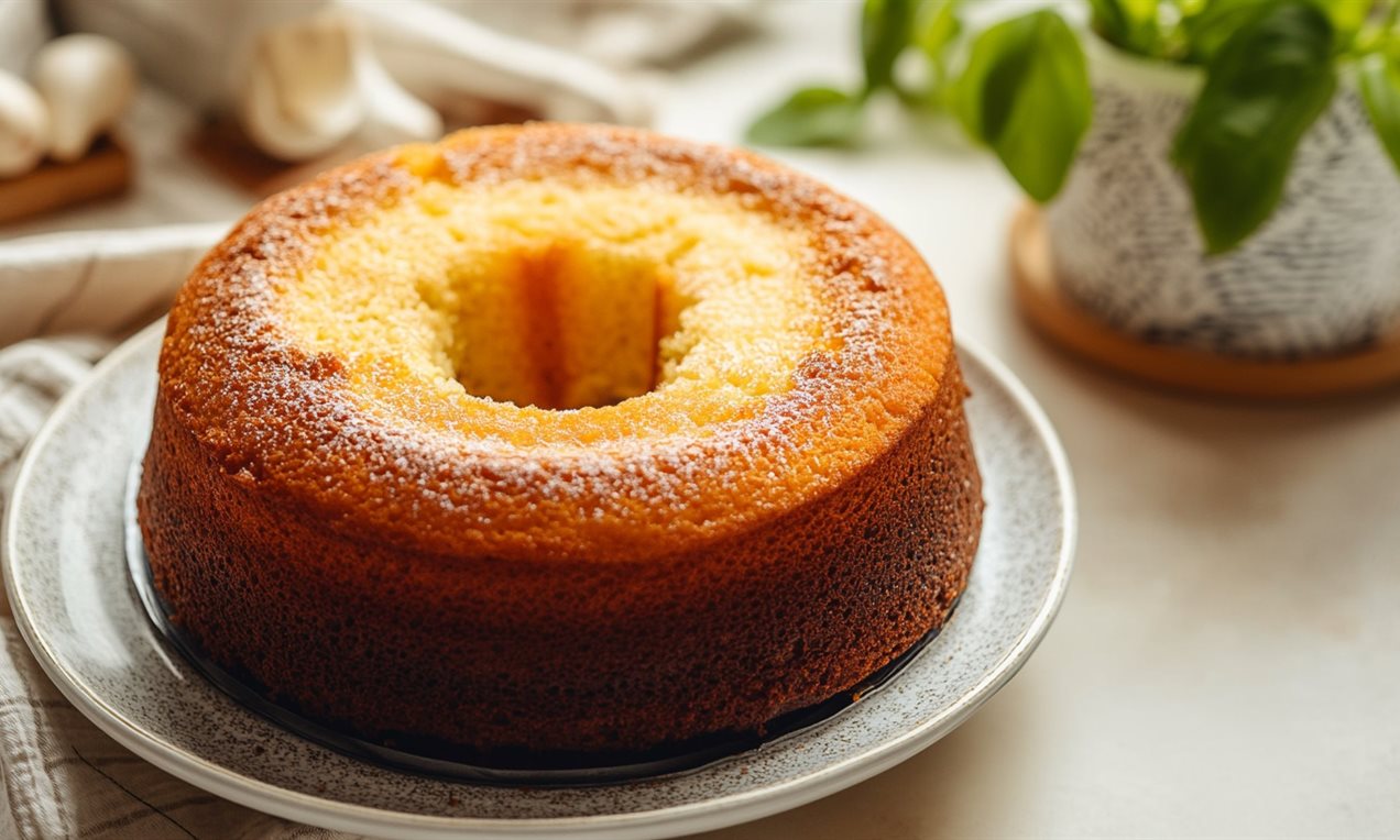 Bolo Cremoso de Fubá Receita | Dr. Oetker