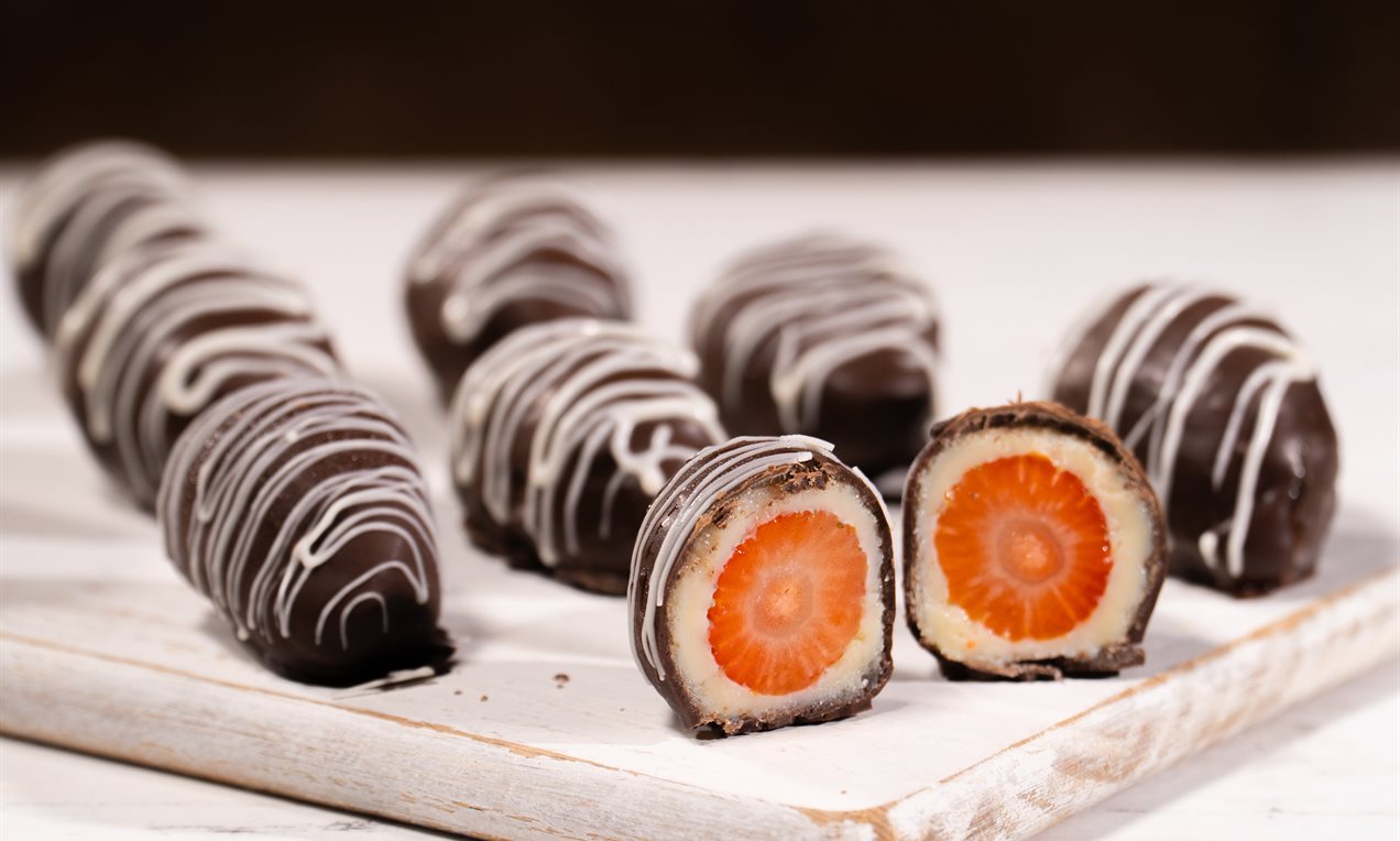 Bombom de Morango Receita | Dr. Oetker