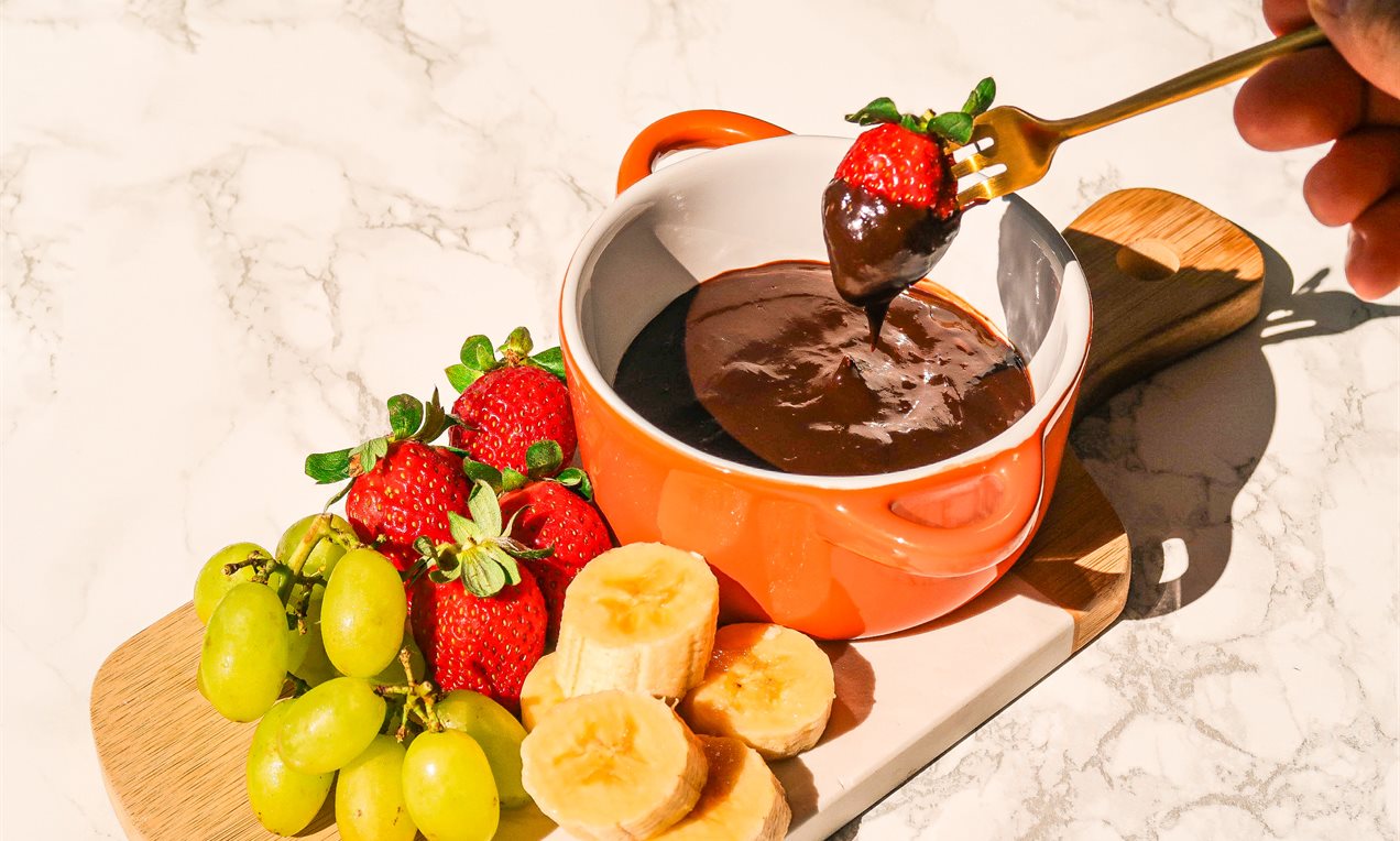 Fondue de Chocolate Receita | Dr. Oetker