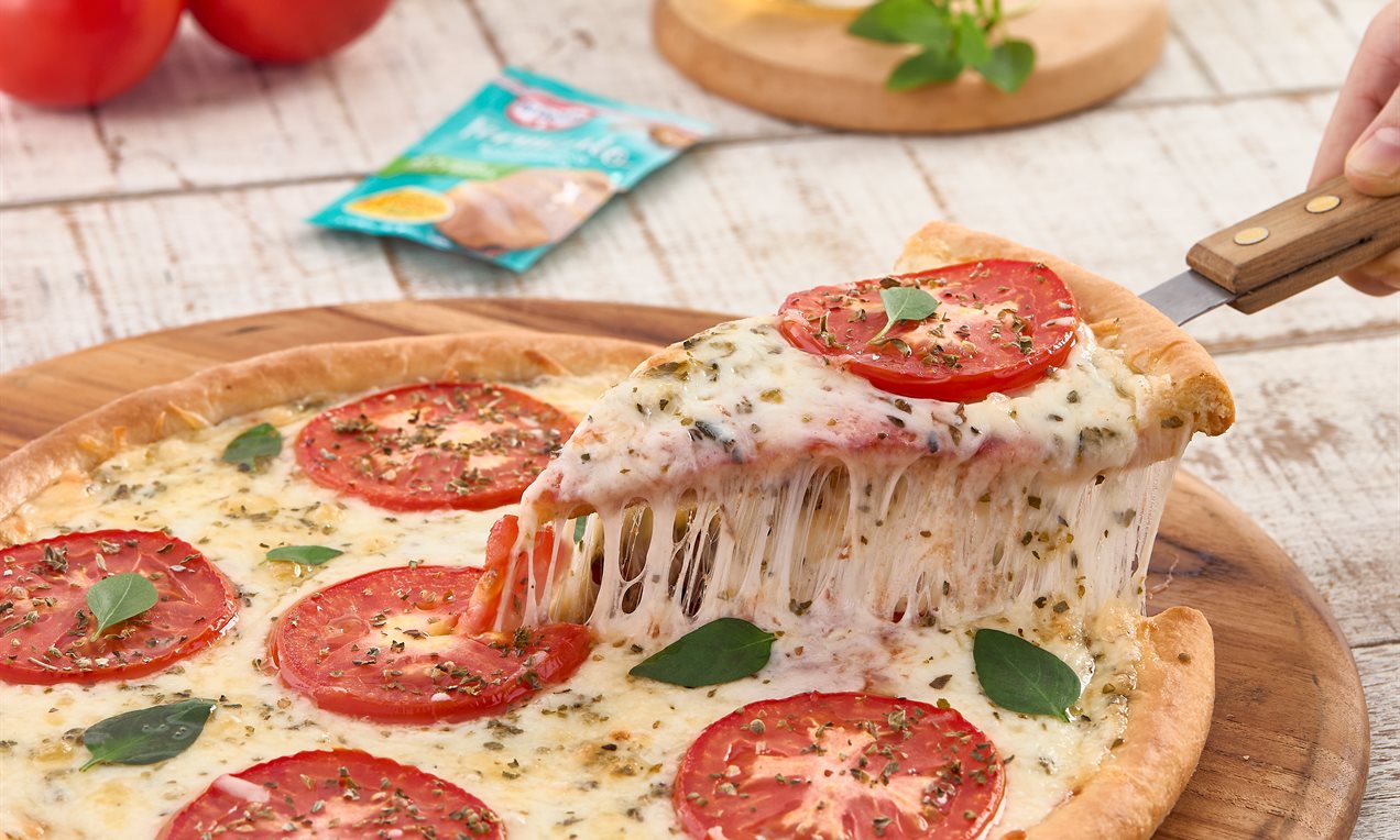 Pizza de Marguerita Caseira Receita | Dr. Oetker