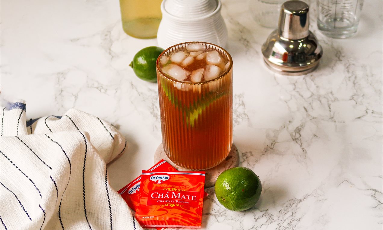 Drink Com Chá Mate Receita | Dr. Oetker